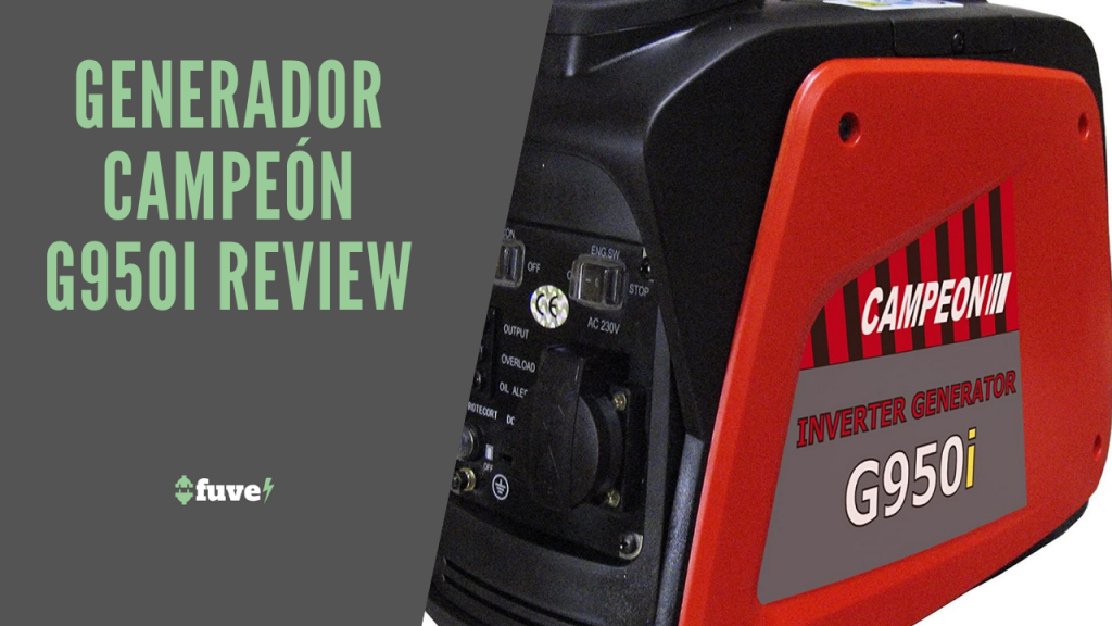 Generador Campeón G950i Review - Generadores Portátiles